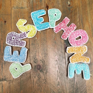 Alphabet and Math Bundle Crochet Patterns Soft Plush Letters Soft Plush ...