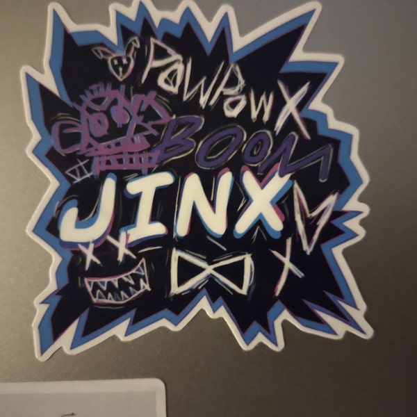 Jinx Tote Bag Jinx Was Here Cutout Style Canvas Bag Gift for Her Gift ...