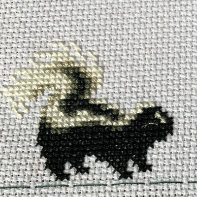 Skunks Cross Stitch PDF Bundle Hooded Skunk / Striped Skunk / Spotted ...