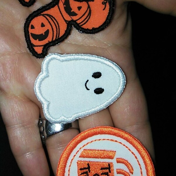 Tiny Ghost Boy Patch! Custom Made! AP39 - Etsy