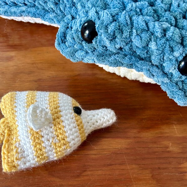 PATTERN PACK Mega Ray and 7 Sea Friends Patterns Ray, Angelfish, Blue ...