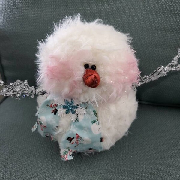 Fuzzy Wuzzy Snowman Blue - Etsy