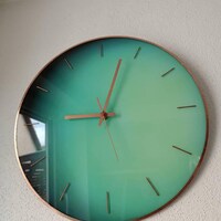 Glass Wall Clock, Venus Planet Clock, Unique Wall Clock, Large Wall ...