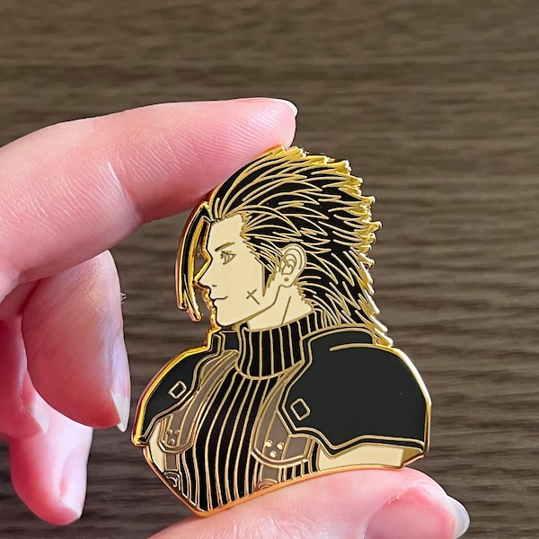 Final Fantasy VII Remake / FF7R - Hard Enamel Pin - Etsy