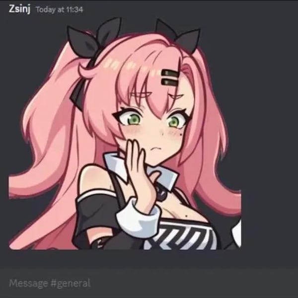 Nicole Demara Zenless Zone Zero Emotes / Stickers Anime Chibi Style ...