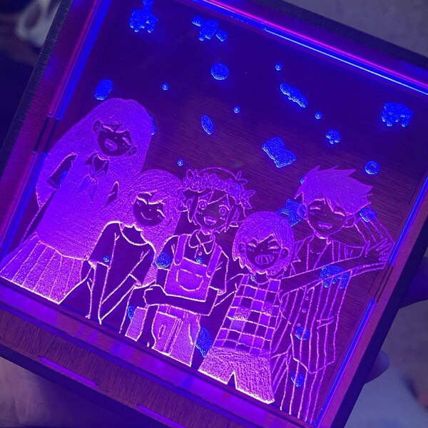 Omori Headspace Friends LED Light Box - Etsy