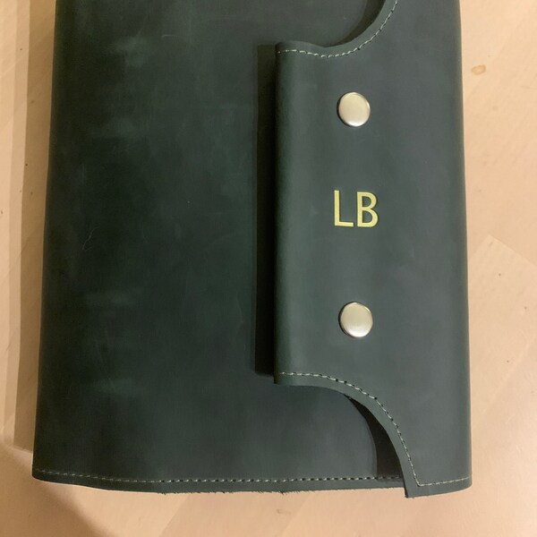 Personalized Binder A4,leather Journal Refillable,personalized 3 Ring ...