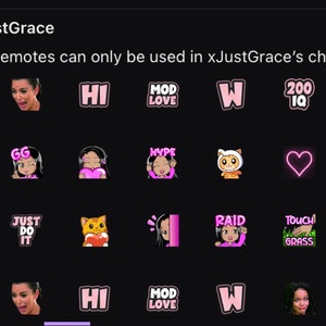 100 Emote Base Template for Twitch, Discord, Youtube | Procreate Custom ...