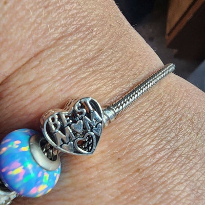 Authentic New Pandora Orange Tropical Flower Murano Beautiful Charm ...