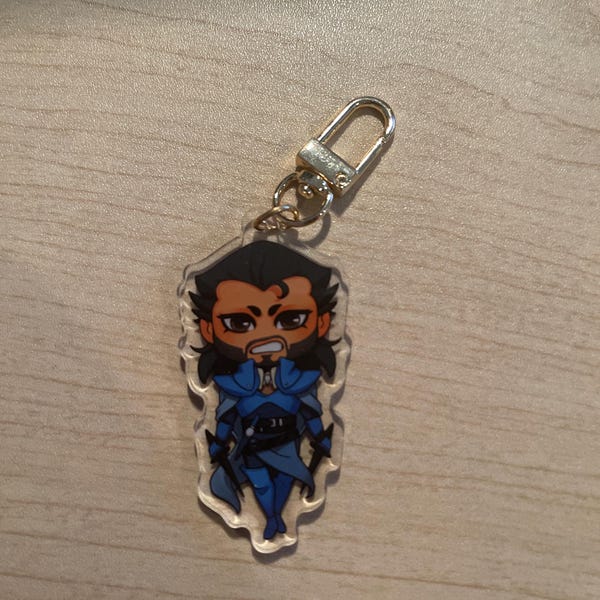 Baldurs Gate 3 Acrylic Charms + Bonus Scratch Sticker! - Etsy