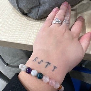 Shadow Work Bracelet Embrace Your Shadows Bracelet Crystal - Etsy