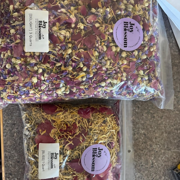 Flower Confetti Biodegradable Confetti Dried Flower Wedding Confetti ...