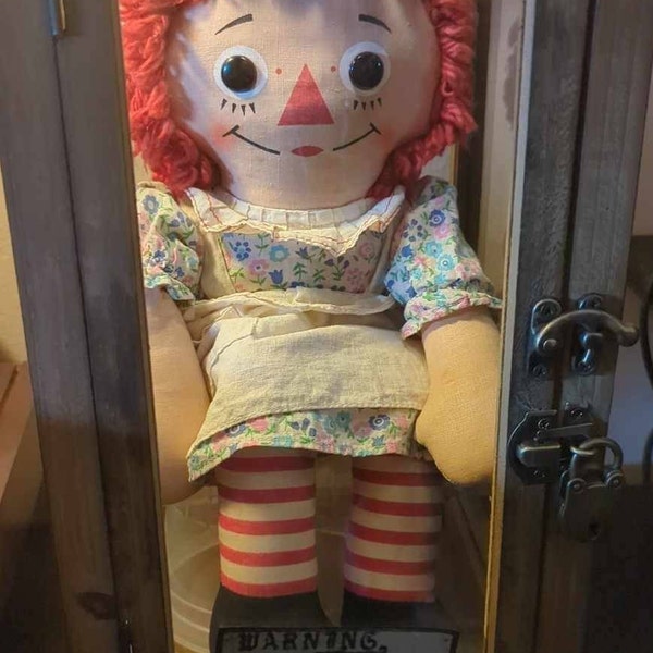 Annabelle Doll Box A Case for Your Vintage Raggedy Ann Doll or Haunted ...