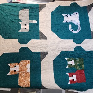 Catholes Quilt Pattern PDF Instant Download Modern Patchwork ...