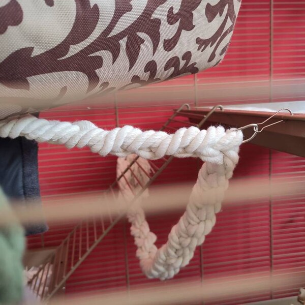 Large Chunky Wood Pet Perch for Cage, Pet Rat Toy Accessories, Rat ...