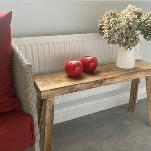 Rustic Wooden Display Bench - Etsy