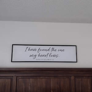 Master Bedroom Wall Art Over the Bed, Bedroom Signs Above the Bed ...