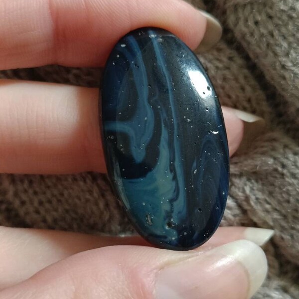 Leland Blue Cabochon...oval Cabochon...33x19x5 Mm...30 Cts...a#m3382 - Etsy