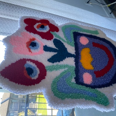 Punch Needle Beginner Kit DIY Tiger Rug Room Decor/ Kit With Yarn All ...