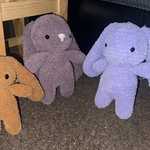 Bunny Rabbit Peaceful Plushies Crochet Pdf Crochet Pattern Amigurumi ...