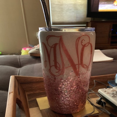 Glitter Tumbler, Glittered Yeti, Ombre Yeti, Personalized Yeti, White ...