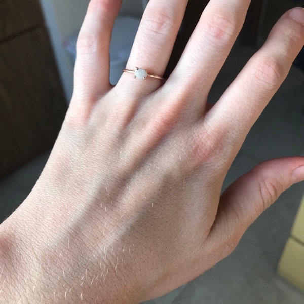 Small Signet Ring-signet Ring Woman-minimalist Silver Ring-dainty ...