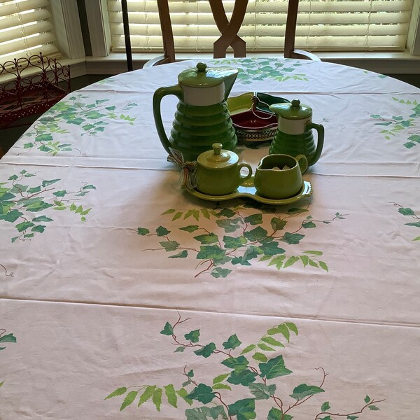 Vintage Apron Mother Hubbard & Her Poodle Polka Dots and Hearts Mid ...