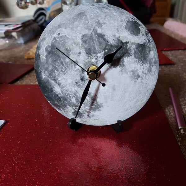 Cow Wall Clock Decoupage Photo Clock Brown Calf Clock Farm Animal Clock ...