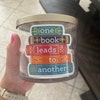 One Book Leads to Another Sticker | Stack of Books Bookish Decal for ...