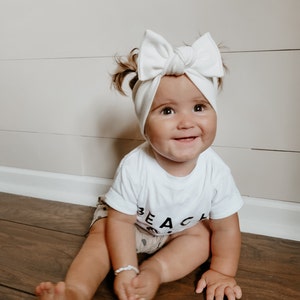 Baby Girl Headwraps Organic Baby Headbands Toddler - Etsy