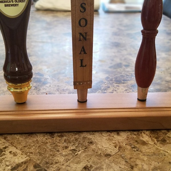 Handmade 6 Tap Handle Stand Base Display Holder Radiata Pine Wood High ...