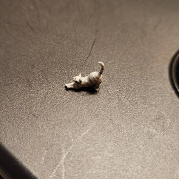 2 Hand Painted Miniature Ducklings - Micro Figurines for Jewelry ...