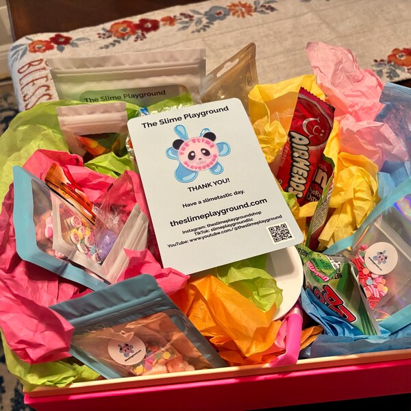 Blue Alien Crunch Slime, ASMR Slime, Slime Shop, Birthday Slime, Slime ...