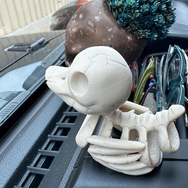3D Printed Skeleton Duck, Halloween Decor - Etsy