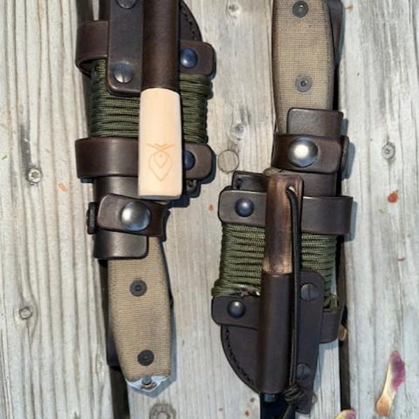 Ka-bar Becker BK2 Leather Sheath (sheath Only) 4 Week Wait. Knife Not ...