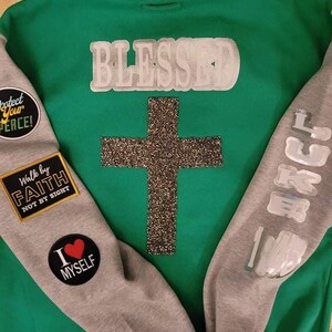 Pink Velvet Embroidered Iron on Cross Applique Christian Jesus | Etsy