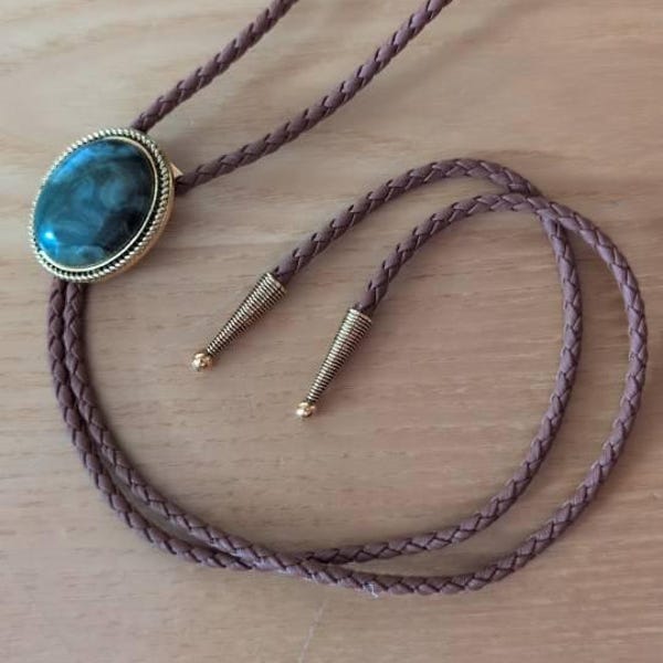 Grass Stripe Big Natural Abalone Shell Bola Bolo Tie - Wedding Necklace ...