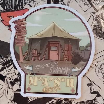 MASH Swamp Sticker High Quality Vinyl MASH Vinyl Sticker - Etsy