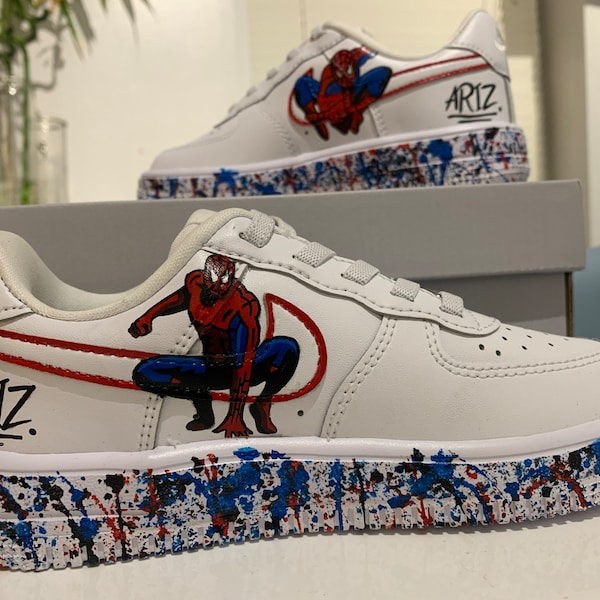 Sesame Street Elmo Cookie Monster Inspired Air Force 1 Trainers ...