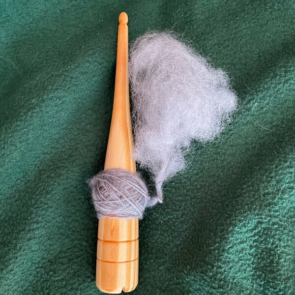 Pine Dealgan Drop Spindle: Scottish Hand Spinning Tool - Etsy