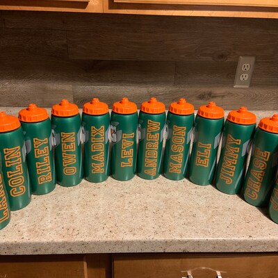 Customized Gatorade Type Sports Bottle Labels name Sticker Only for ...