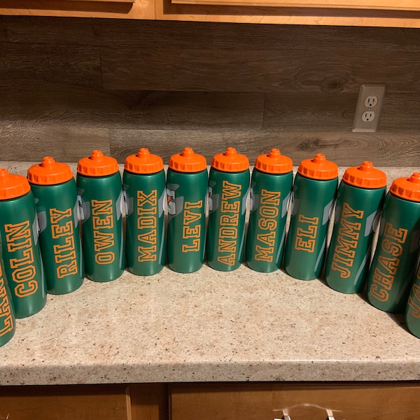 Customized Gatorade Type Sports Bottle Labels (name Sticker Only) for ...
