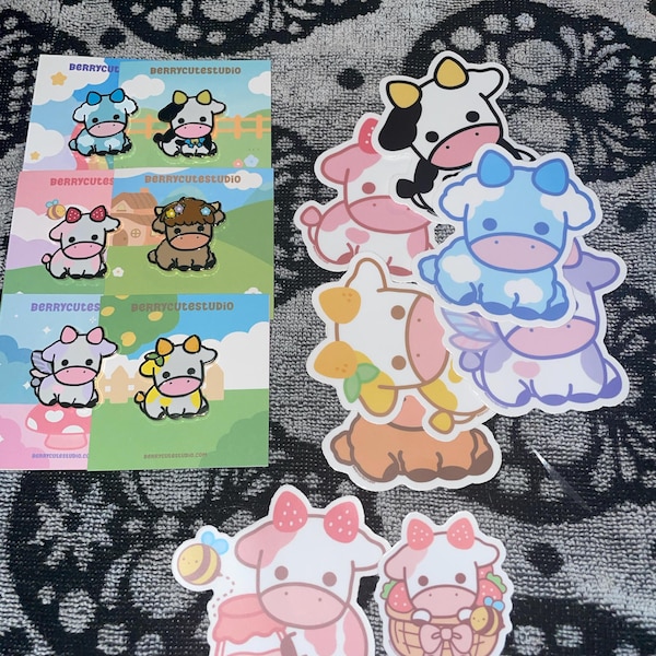 Highland Cow Sticker: Kawaii Stickers- Planner Stickers -journal- Meme ...