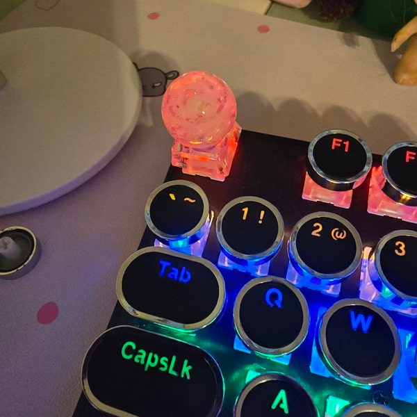 Custom Keycap Keychain | Artisan Keycap | Capibara Keycap | Frog Keycap ...
