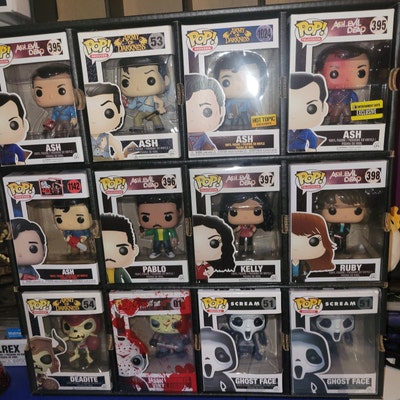 Funko Pop Display Kubbies TEN PACK Black or White. Single Row - Etsy