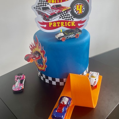 Fire Hoop/ Ring of Fire Hot Wheels Cake Topper With Stick - Etsy UK