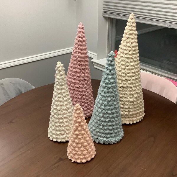 Bobble Christmas Trees Crochet Pattern, Christmas Tree With Bobble ...