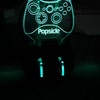 Personalised Neon Green Controller and Headset Gaming Station With ...