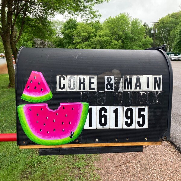 Mailbox Magnet Partial Cover Tie Dye Peace Sign Hippie Daisy for Mail ...