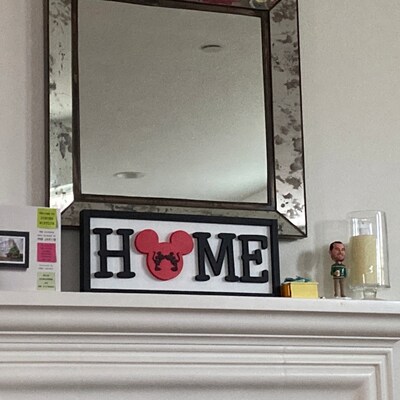 Interchangeable Mouse Head Home Sign Home Seasonal Mickey Home - Etsy